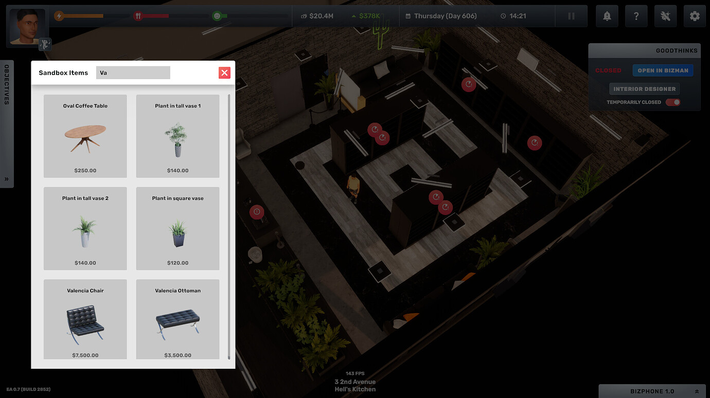 [MOD] - Blueprint Sandbox/Interior Designer - Mods - Big Ambitions Community